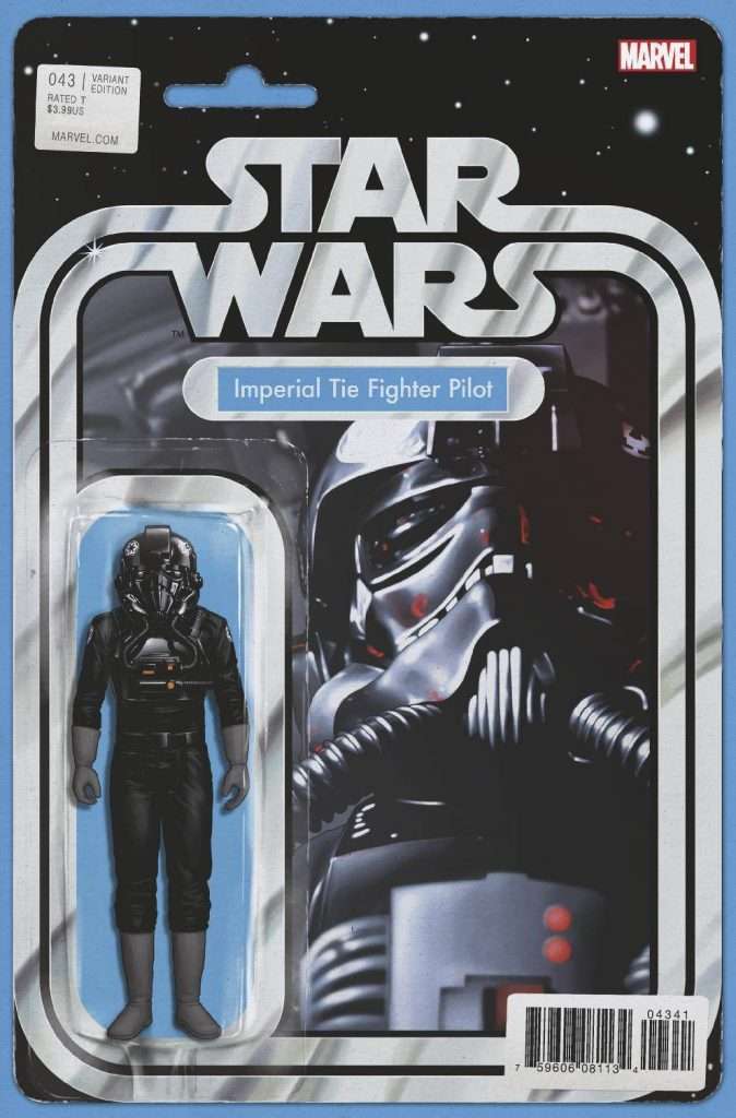 Star Wars #43 Action Figure Variant: Tie Fighter Pilot | Bossk's Bounty